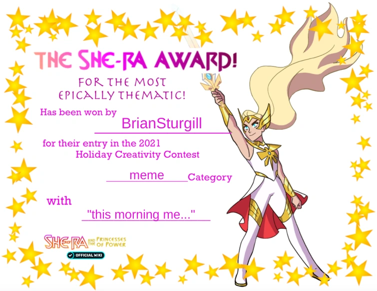 🌟 🥳 Holiday Contest Meme Awards! 🥳🌟 | Fandom