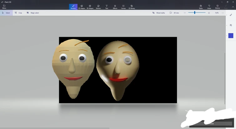 Baldi Model in Paint 3D | Fandom