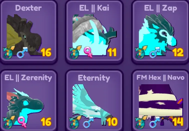 LF: Specific Dragons // Inventory Auction | Fandom