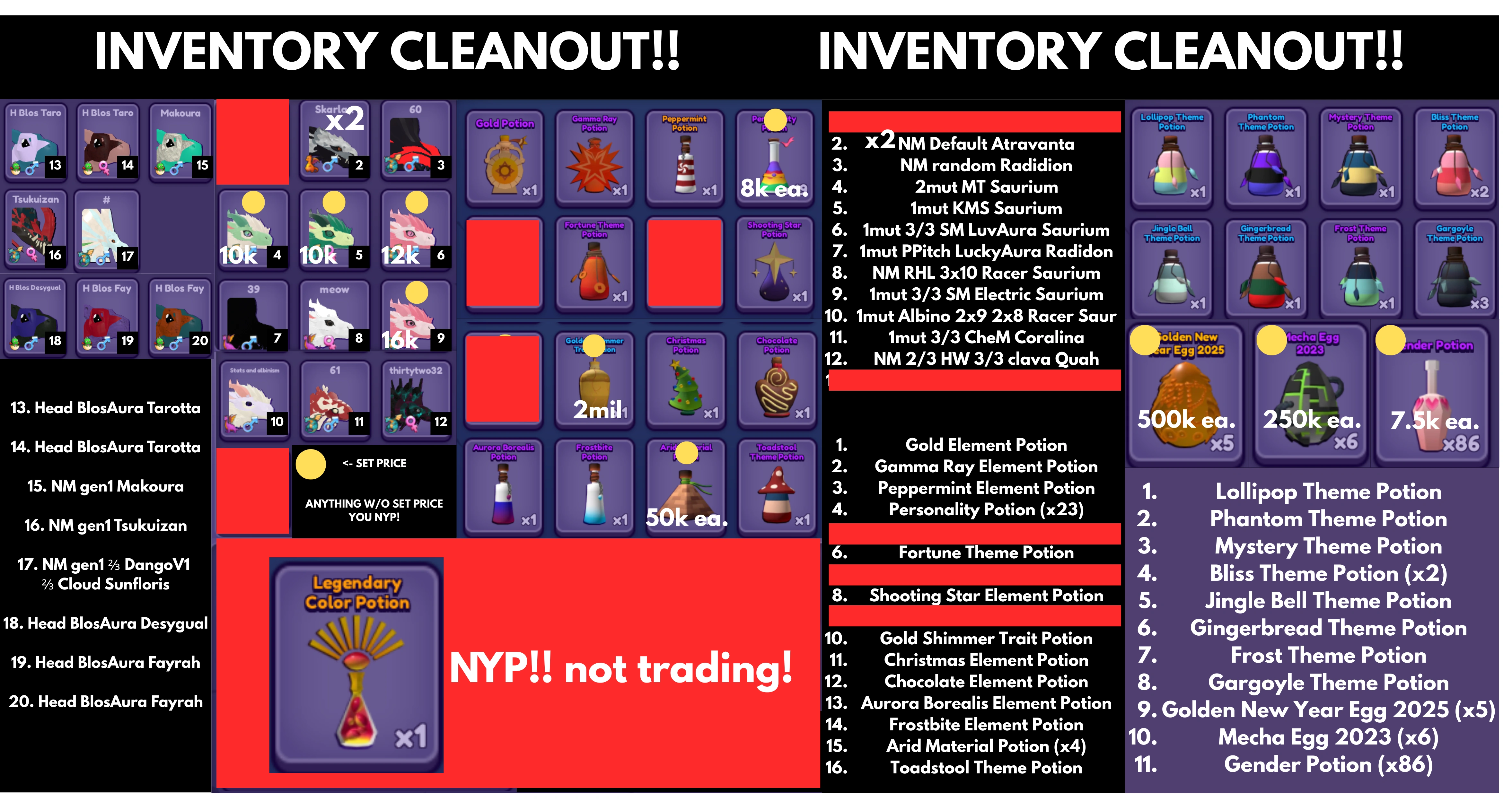 INVENTORY CLEANOUT | Fandom