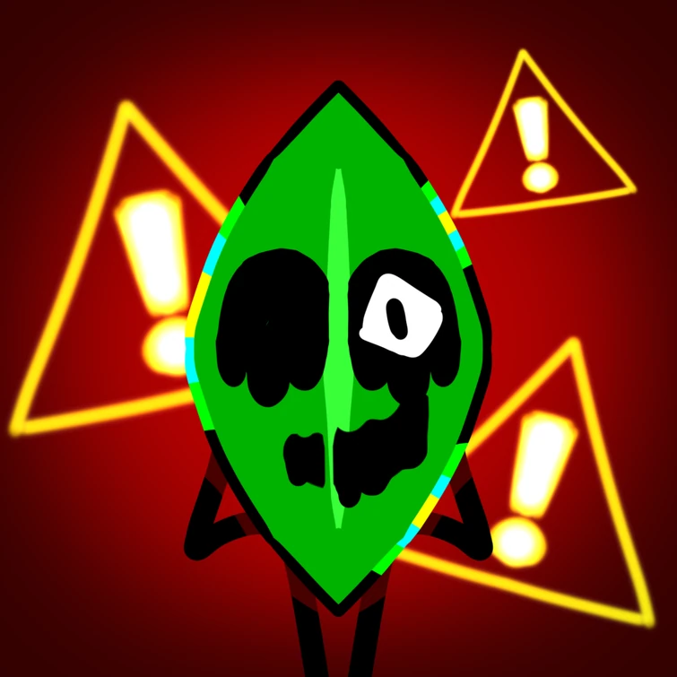 can someone make art of corrupted file leafy? | Fandom
