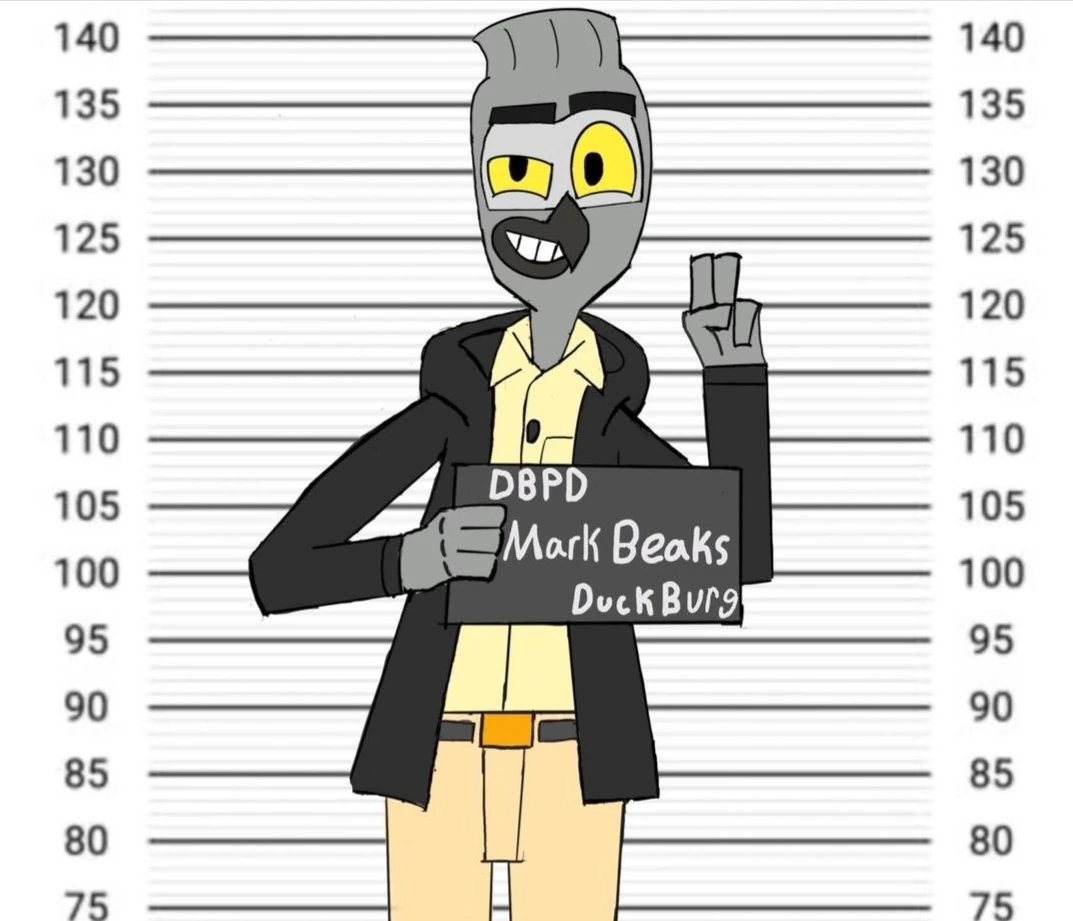 Mark Beaks locked up in Duck Burg Police Department | Fandom