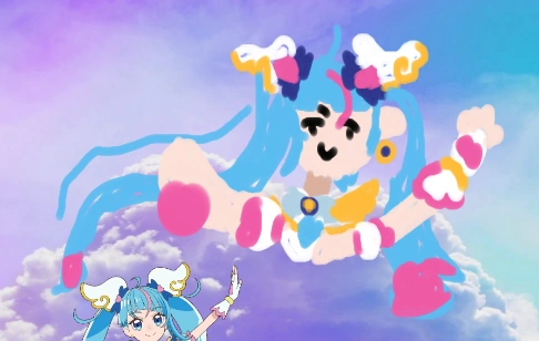 i Tried Drawing cure sky but it ended up being a Big Fail | Fandom