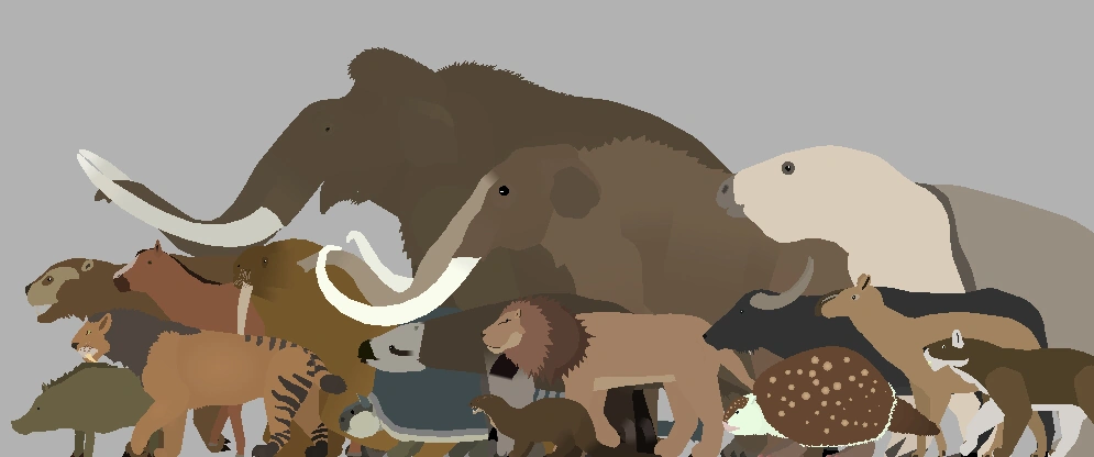 List of mammals appearing in the Pleistocene animation series (updated ...