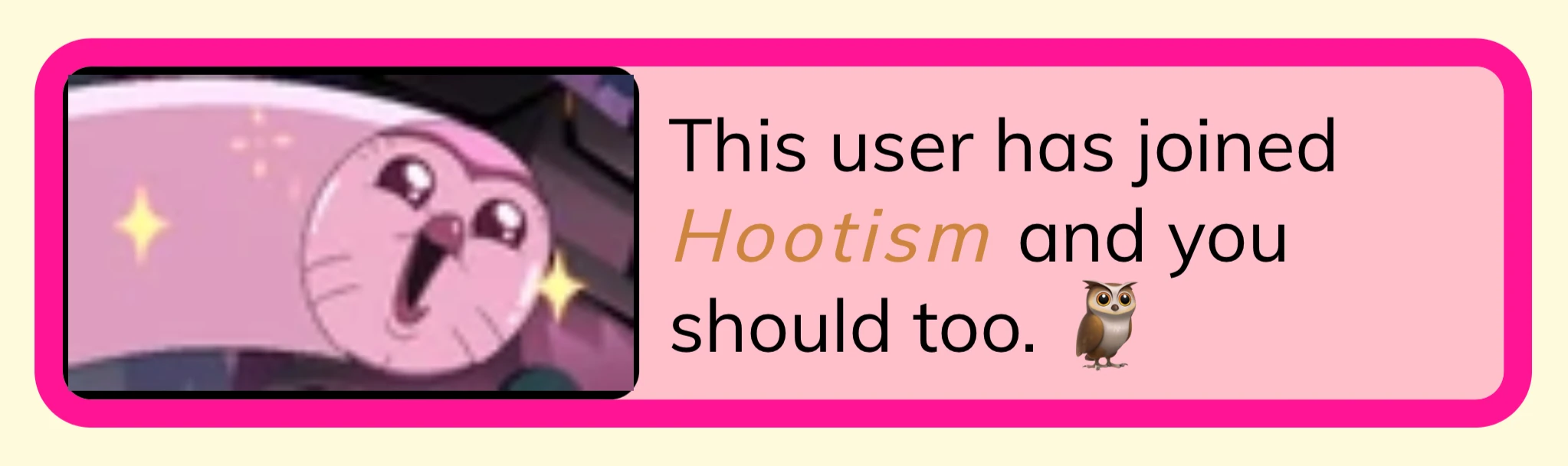 Hootism Userbox | Fandom