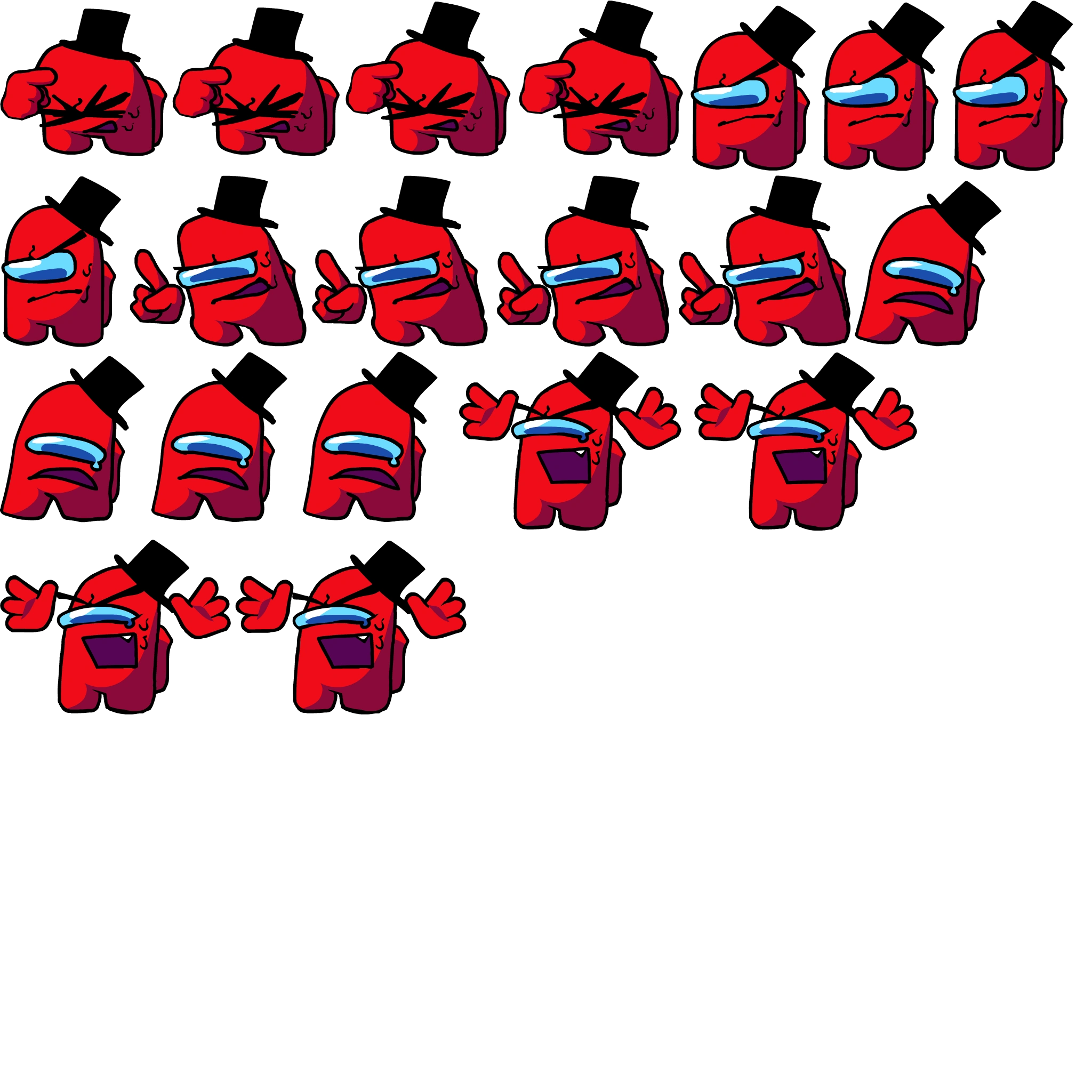 theres an unused red mungus spritesheet in one of the github pages of ...