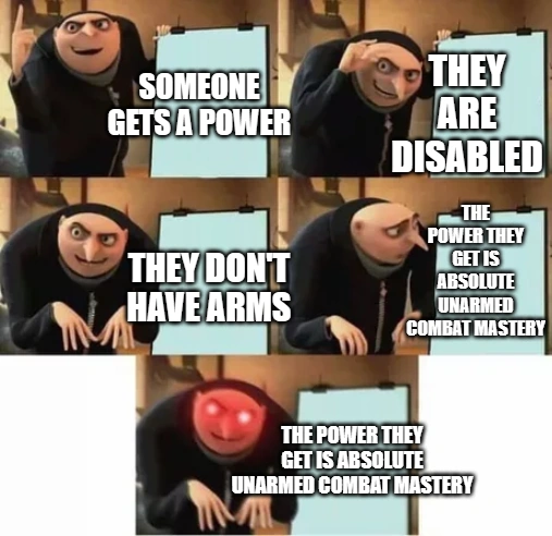 They would be a natural. Meme I made (PS no offense for disabled people ...