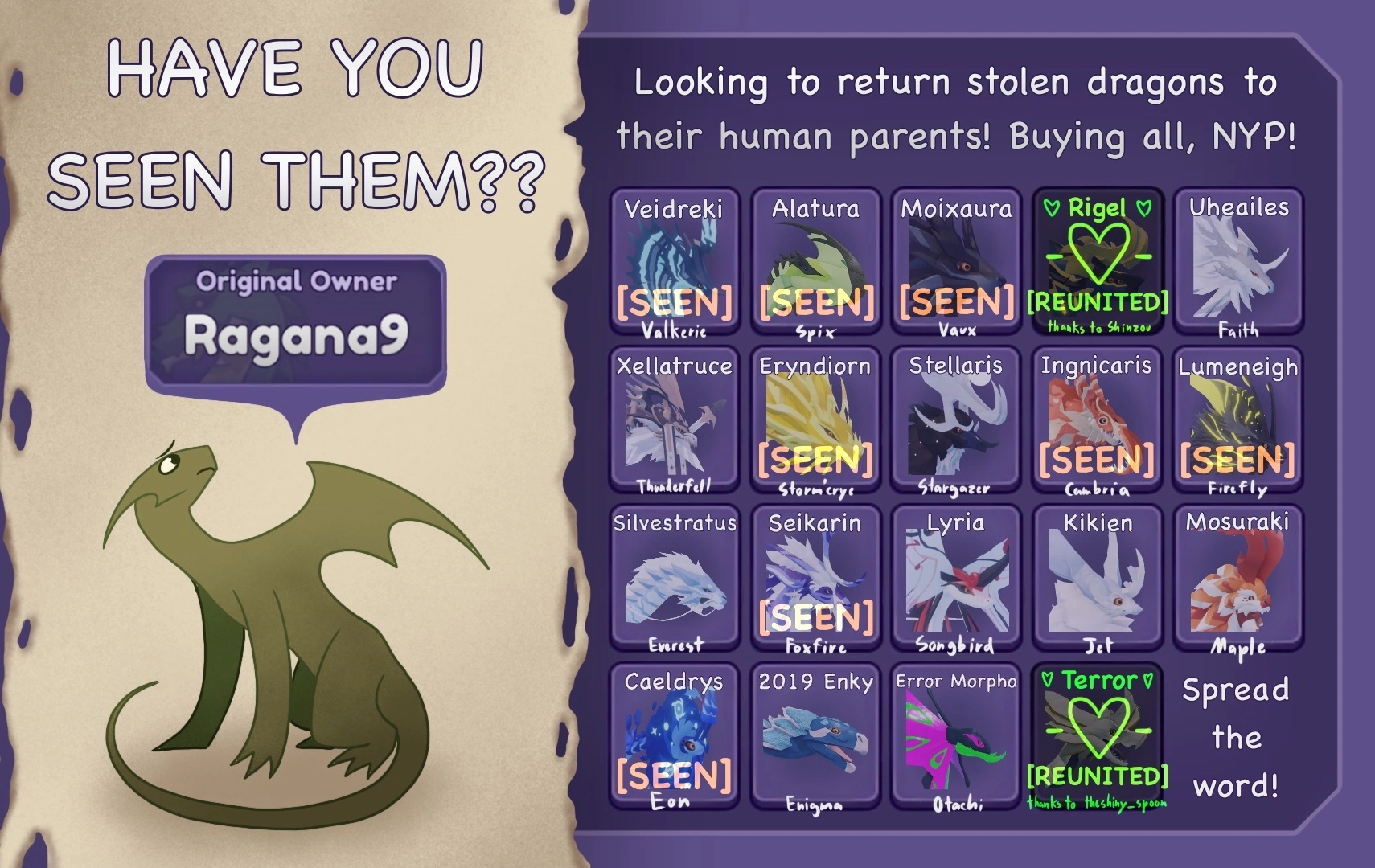 Looking for missing dragons! | Fandom