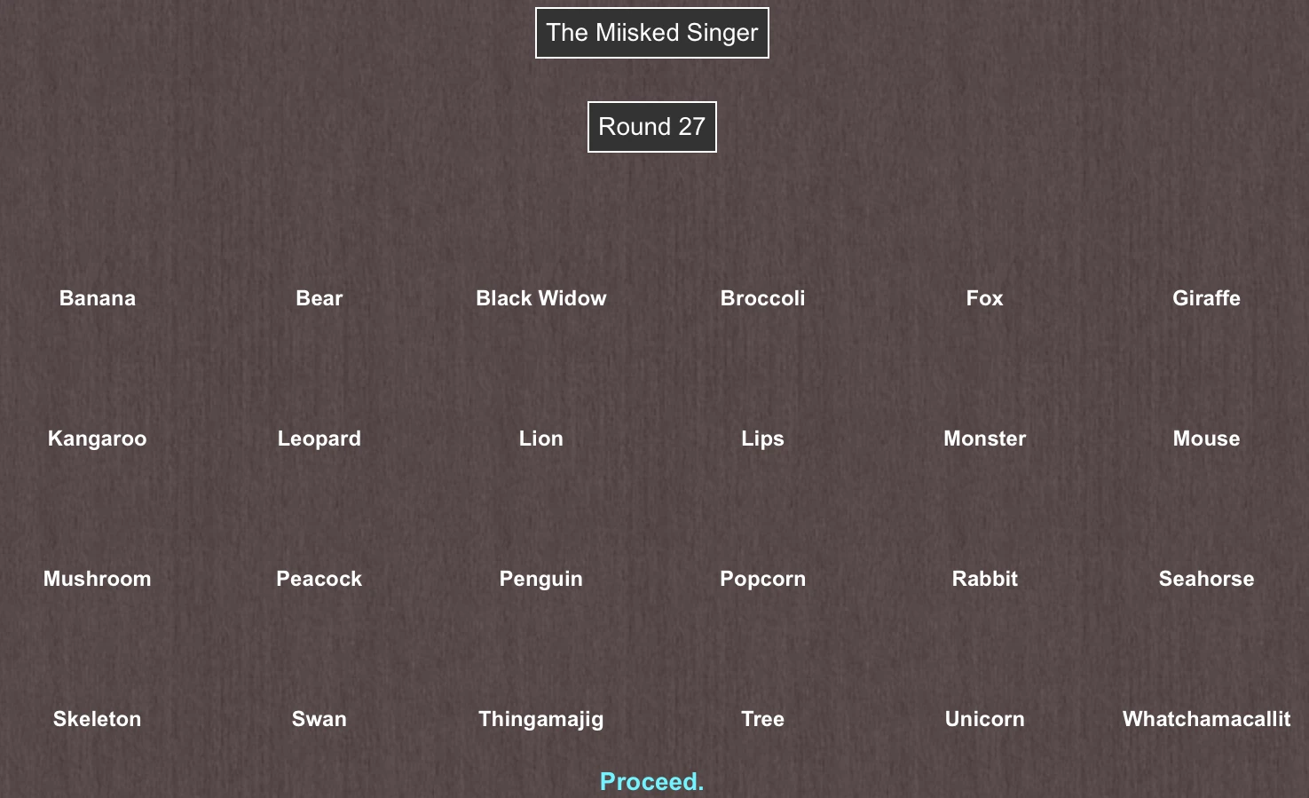 The Miisked Singer: Round 27 | Fandom