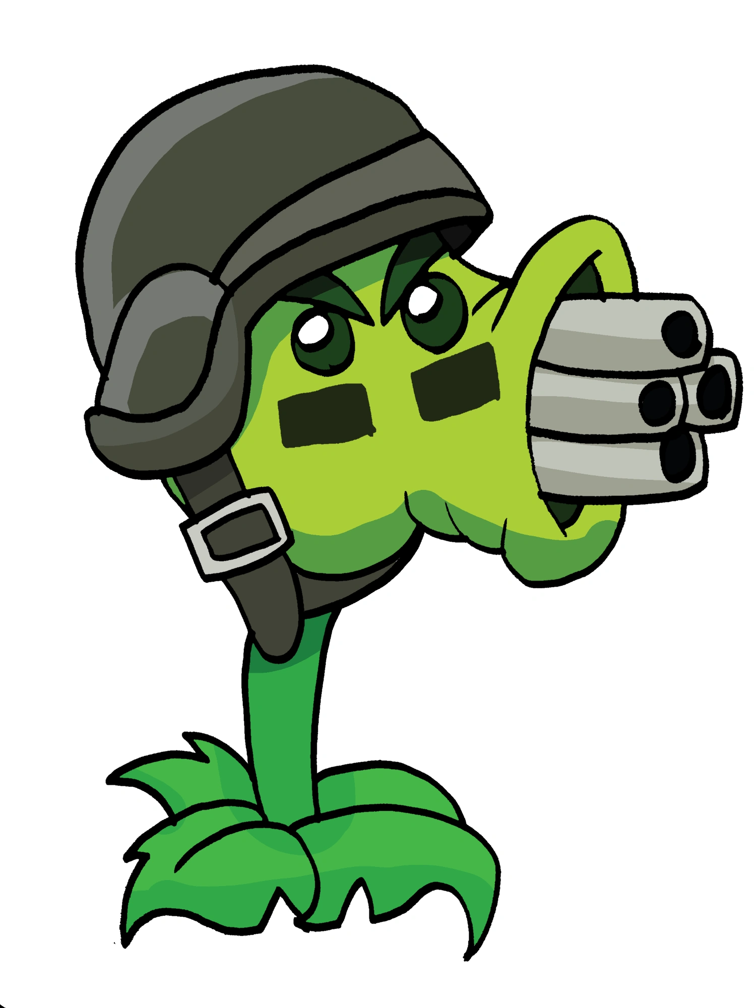 My drawing of Gatling Pea | Fandom