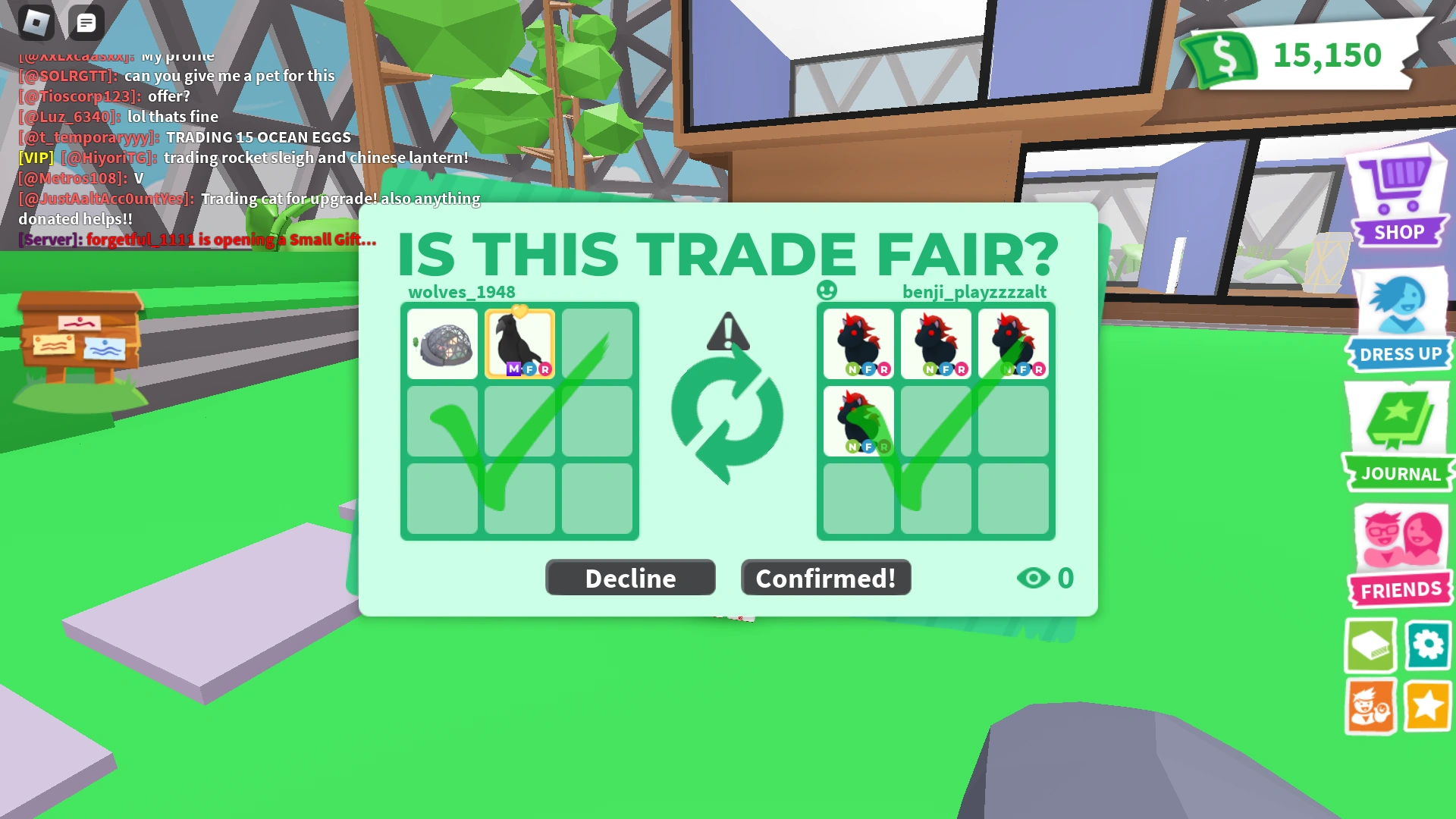 Yippee I almost basically traded MFR crow for 4 NFR evils, I bought the ...