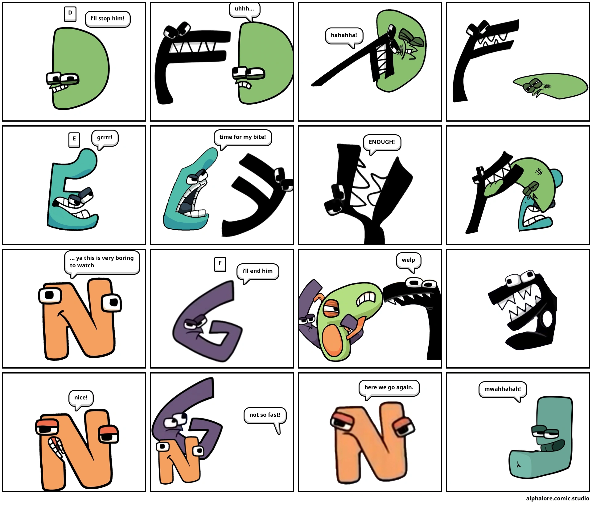 Alphabet Battle: Part D, E and F | Fandom