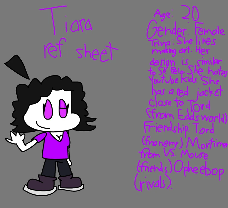 OC: Tiara Ref Sheet | Fandom