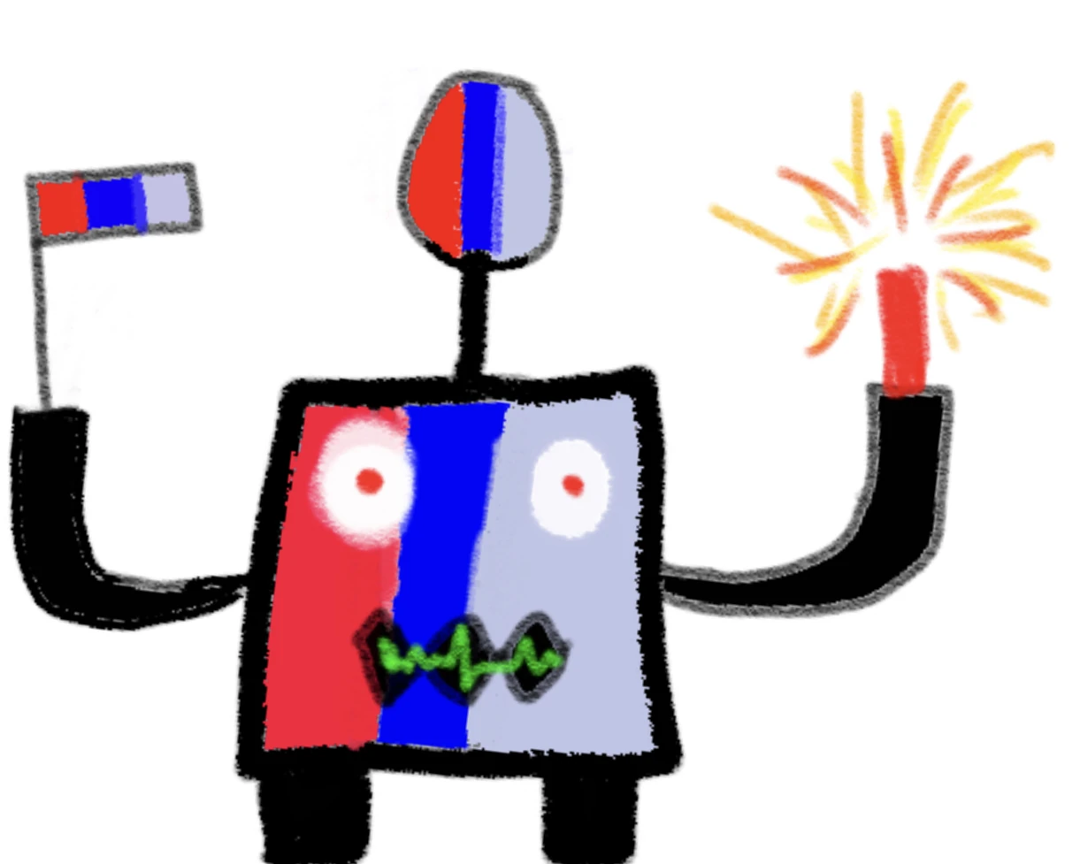 Patriotic robot *hope this becomes a pet or custom made as a huge* | Fandom