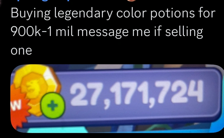 Buying legendary color potion | Fandom