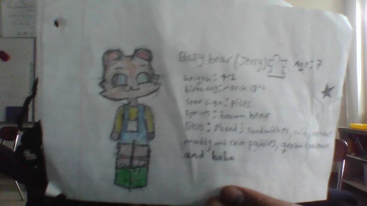 lil baby bear (story prompt art+ OC ) | Fandom
