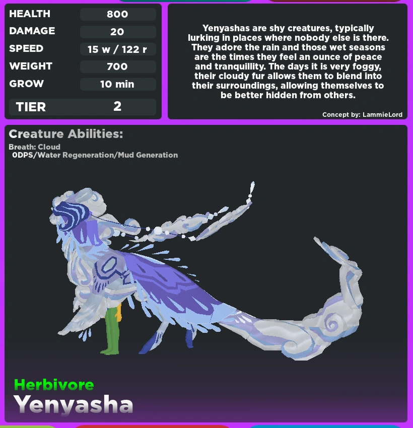 Google Translating CoS Creatures: Yenyasha | Fandom