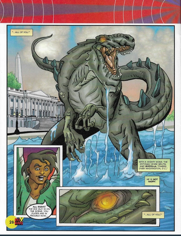 Fox Kids Godzilla: The Series comic | Fandom
