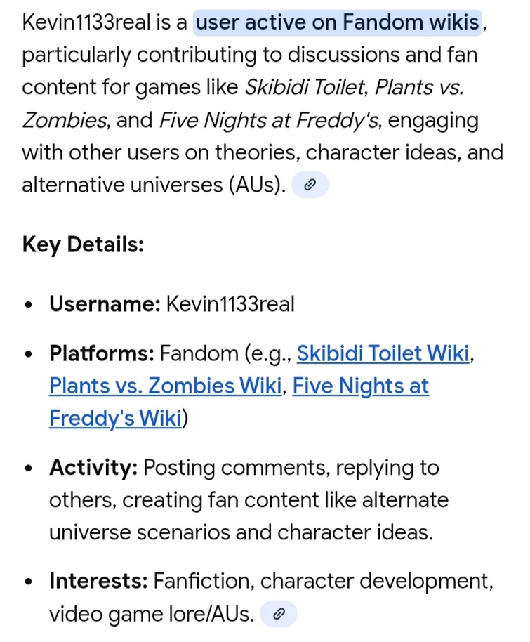 challenge:type your username into google or gemini and see what the ai ...