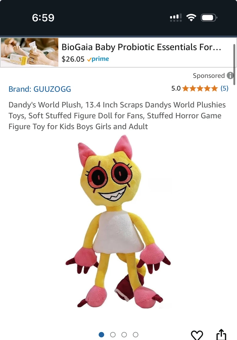 i wonder why it's always a twisted scraps plush and not regular scraps ...