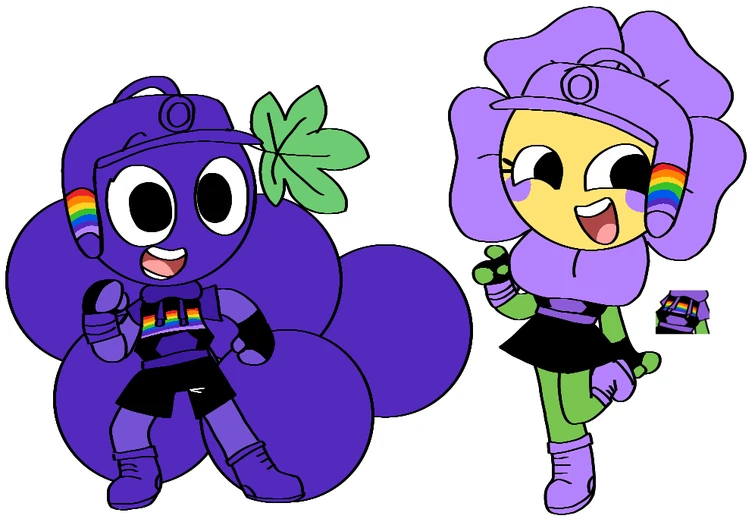 Indigo and Violet as toons from Dandy's world | Fandom