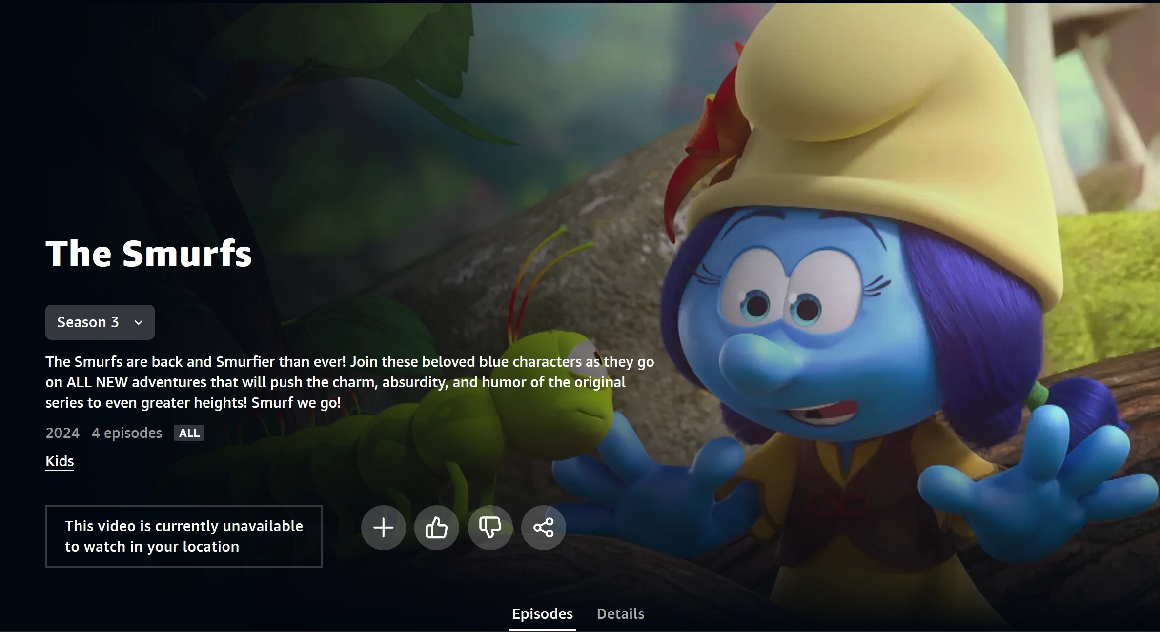 4 episodes of Smurfs (2021) Season 3 added to Amazon Prime Video | Fandom