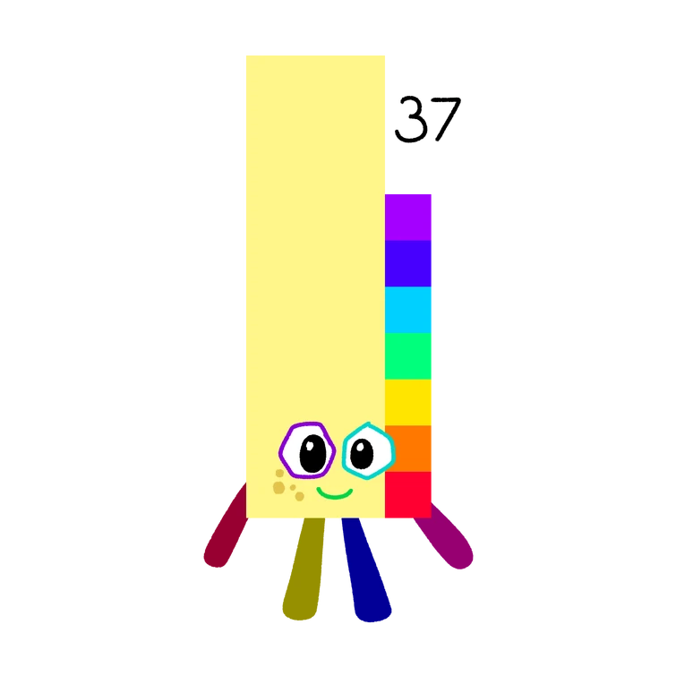 Thirty Seven (My first fanmade Unstable Numberblock) | Fandom