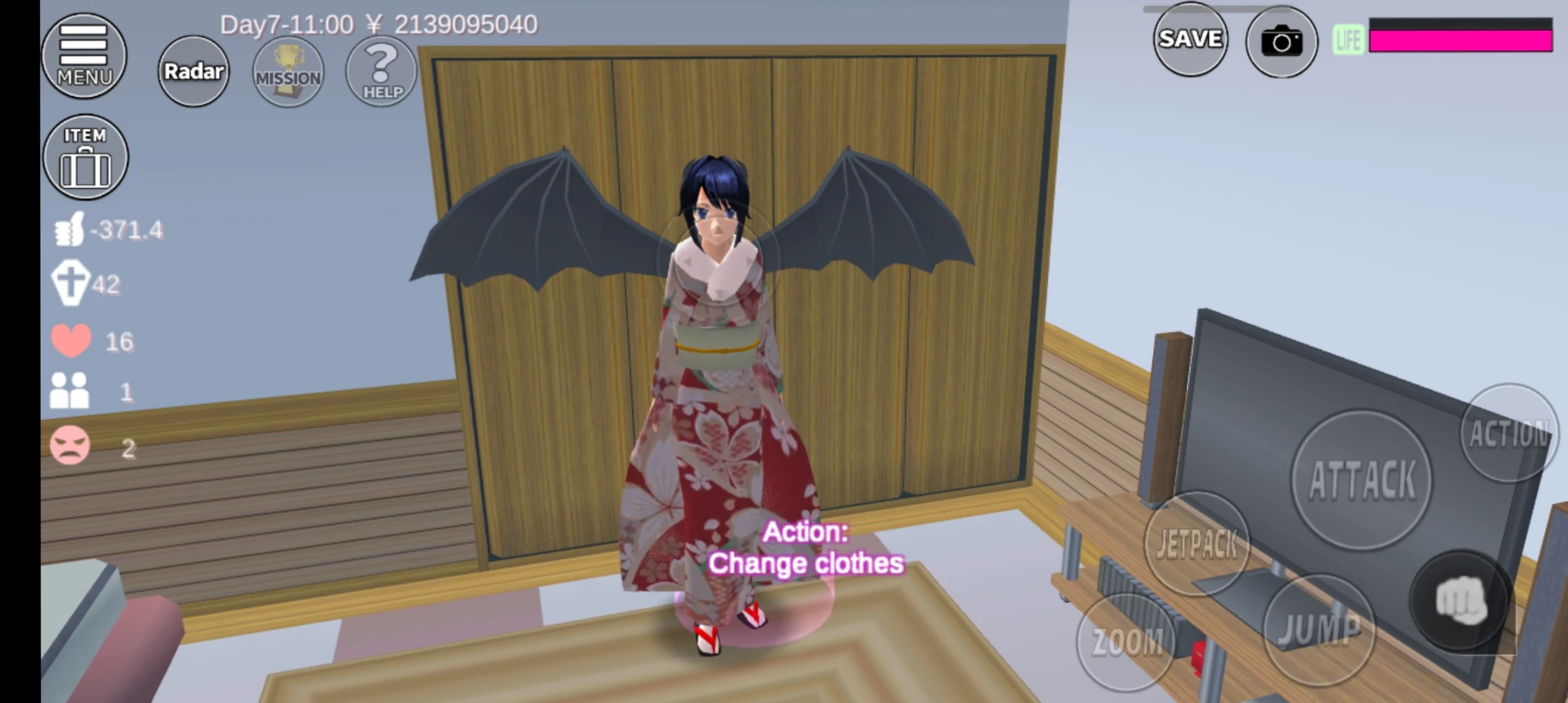 Oh no.. 🙀 Aoi Miyanami has her body possessed by a Crazy Demon God. She ...