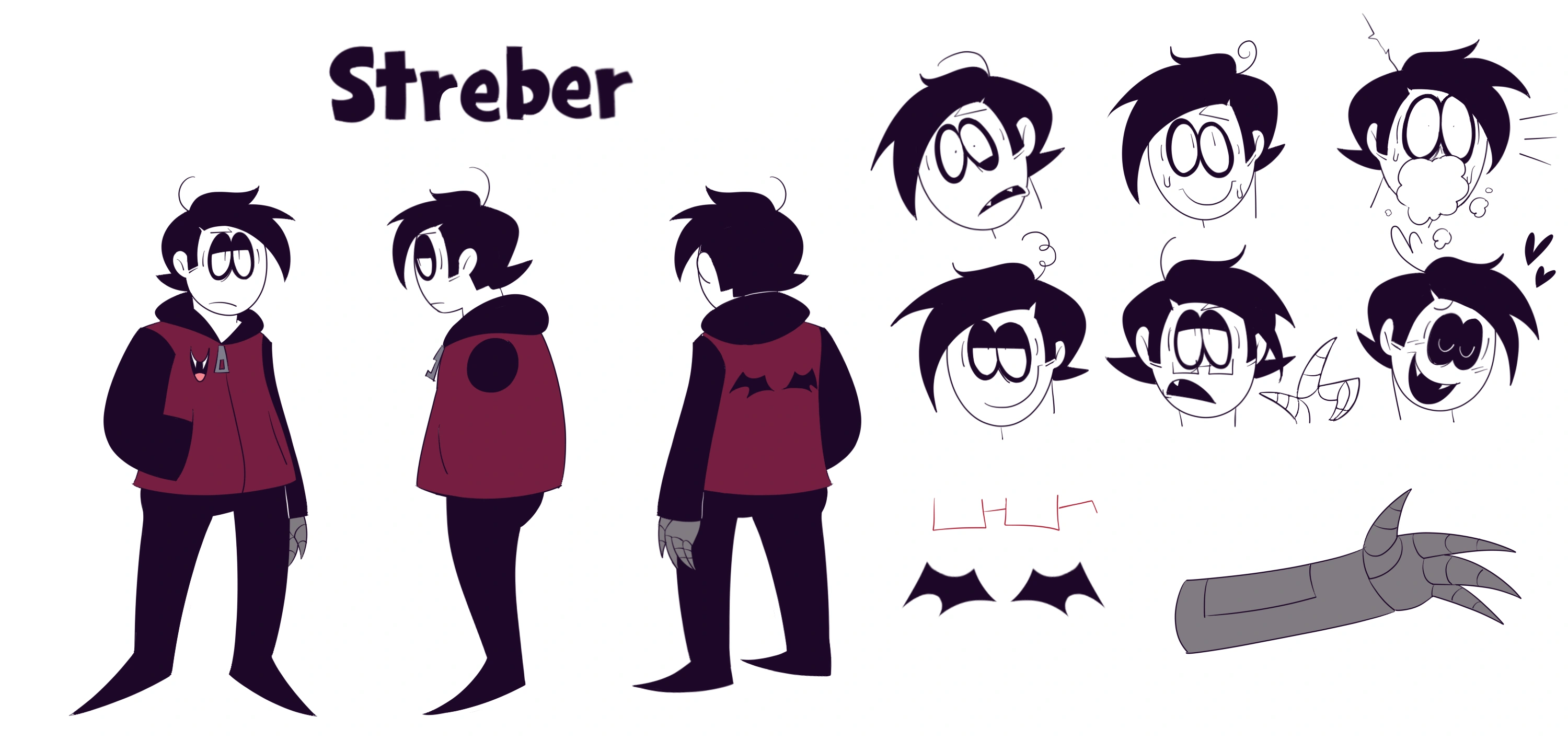 Streber ref sheet I made | Fandom
