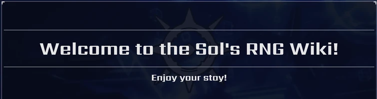 Sol's RNG Wiki Megathread | Fandom