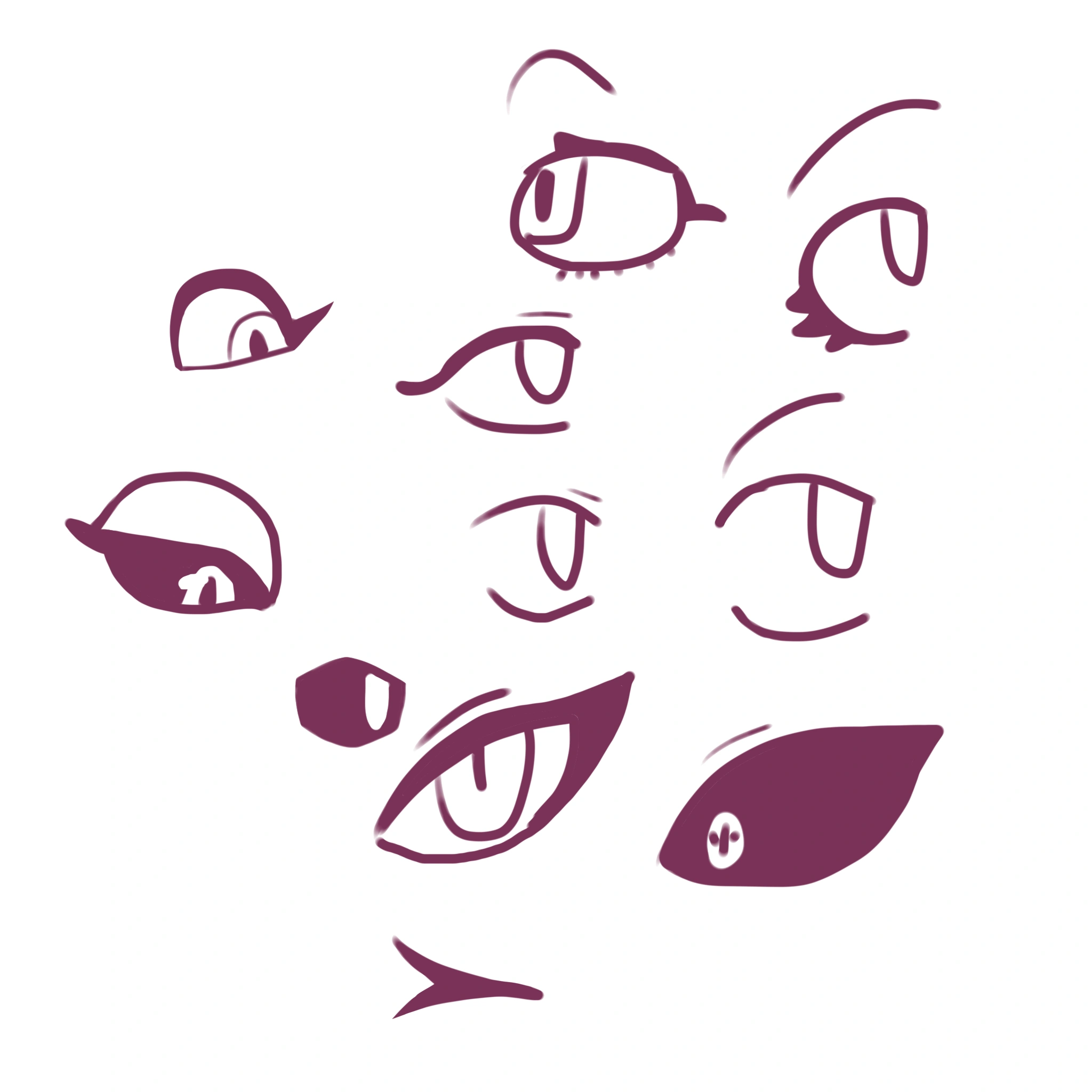 Eye reference practice | Fandom