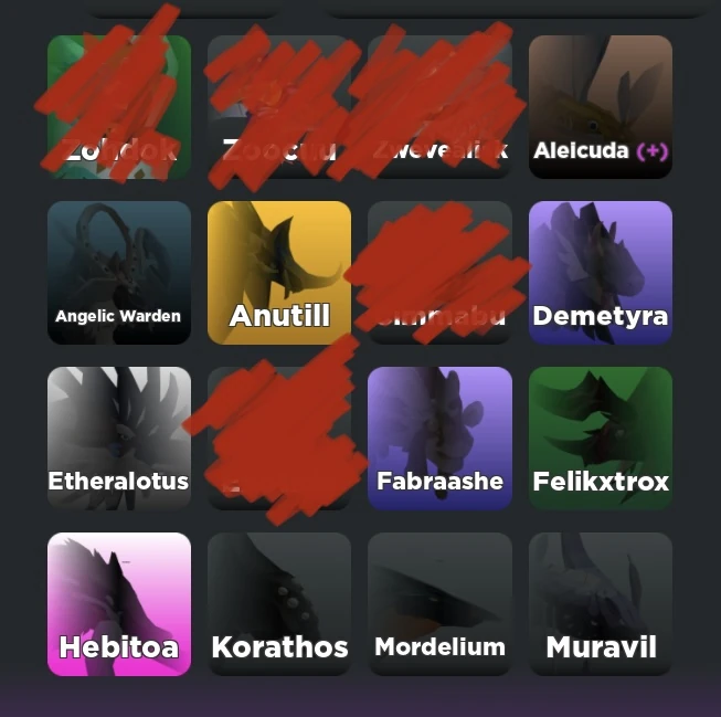 Trading for and Buying creatures I am missing / Selling items (retoast) | Fandom