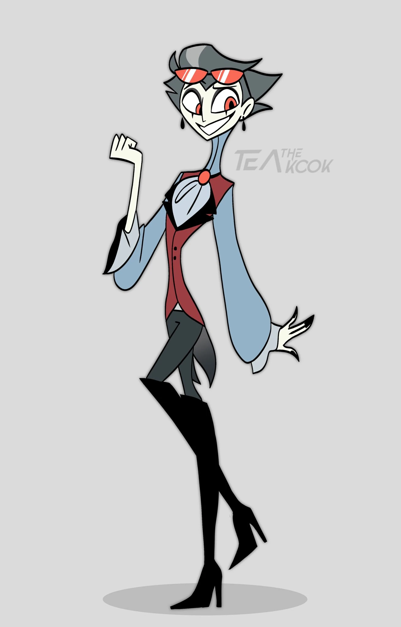 heres 2 fanarts of human stolas!!! | Fandom