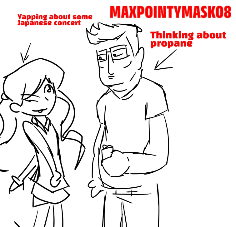 Two cultural icons in the same room (Hatsune Miku and Hank Hill) | Fandom