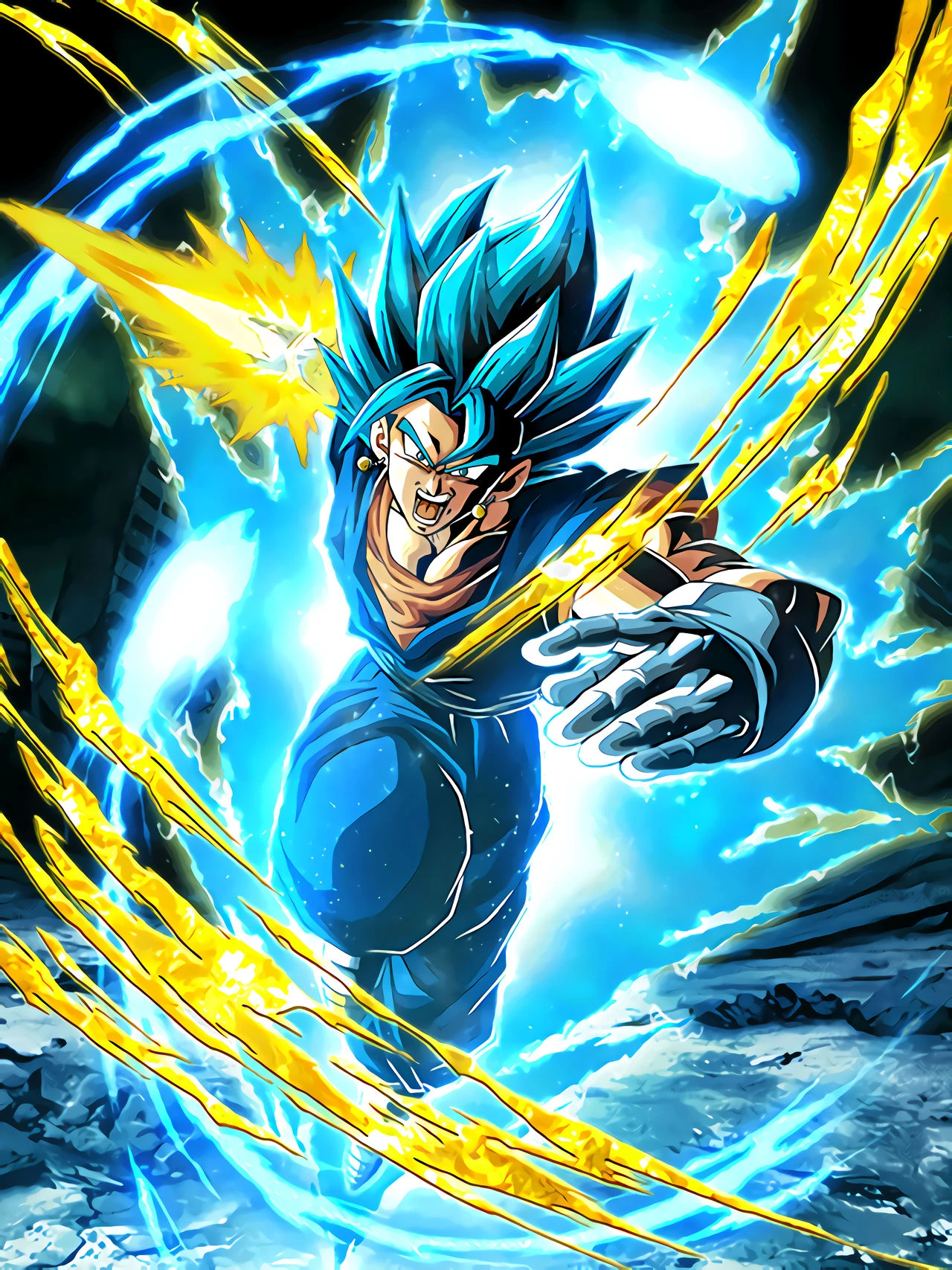 Reminder that in manga future saga Vegito blue is strong as Beerus | Fandom