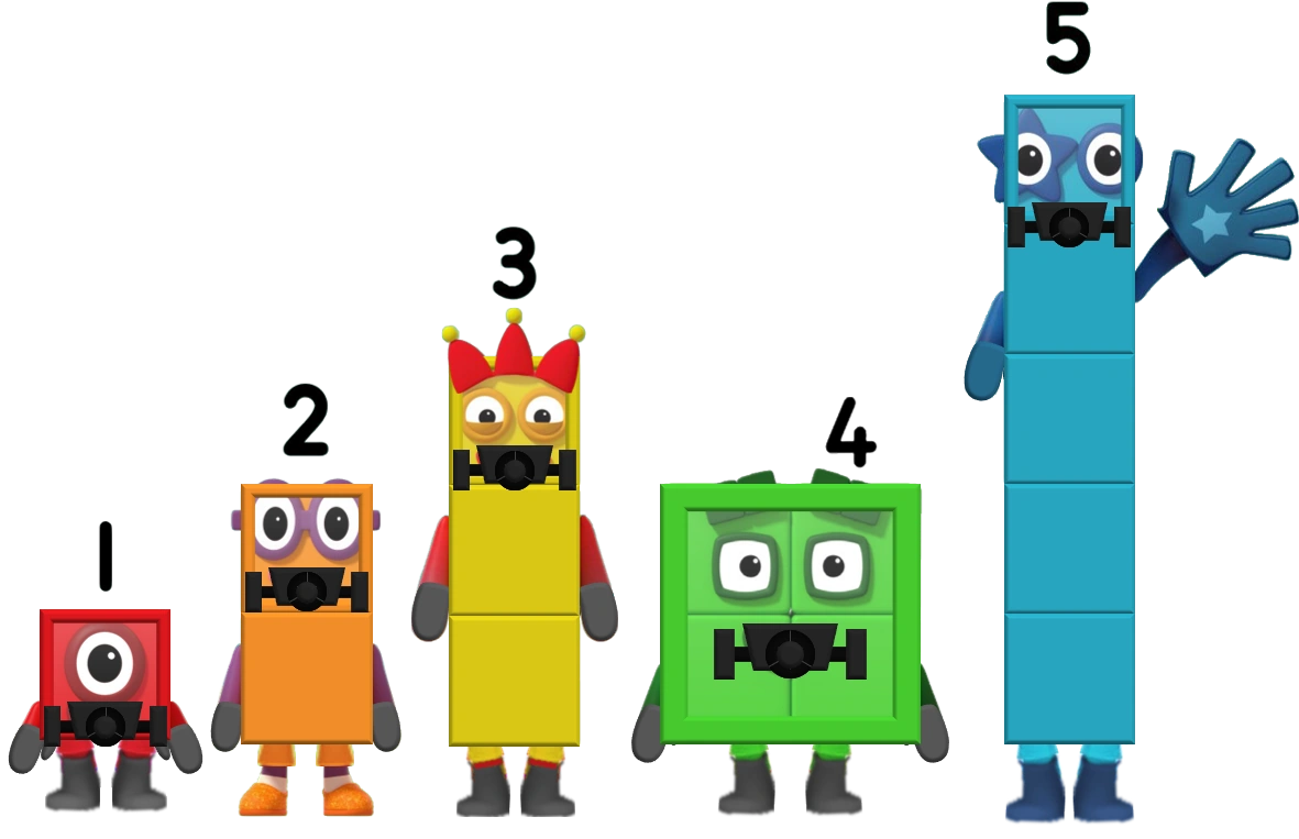 I was bored, so I decided to draw Numberblocks in hazmat suits. | Fandom