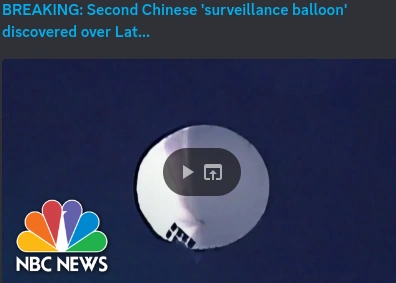 that balloon must have a very high blessing, it even got a shoutout ...