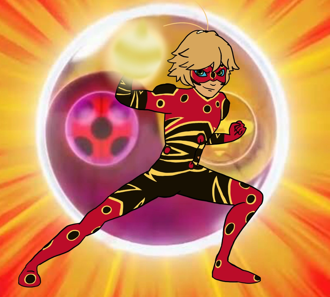 Adrien unified with the Ladybug Miraculous and the Bee Miraculous | Fandom