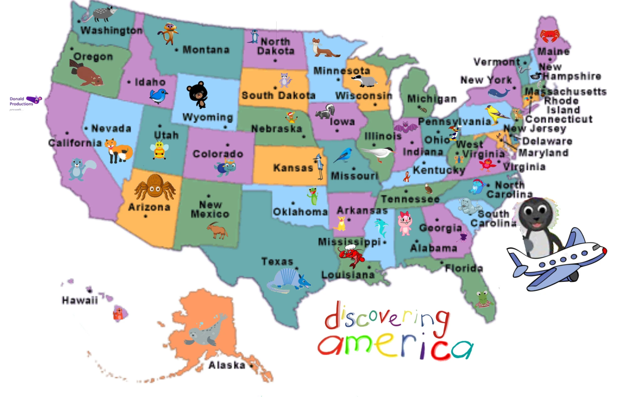 Donald Productions: Discovering America | Fandom