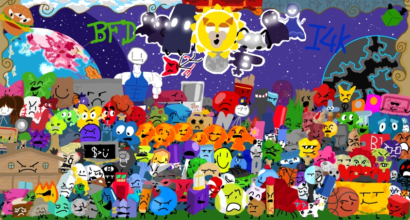 drawing of my bfdi au | Fandom