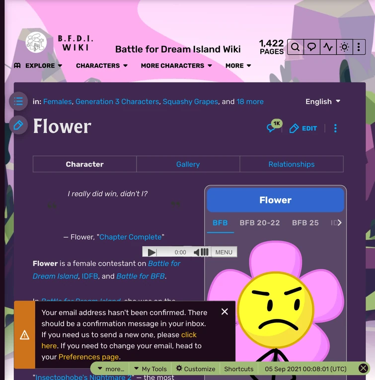 Flower Is eliminated | Fandom