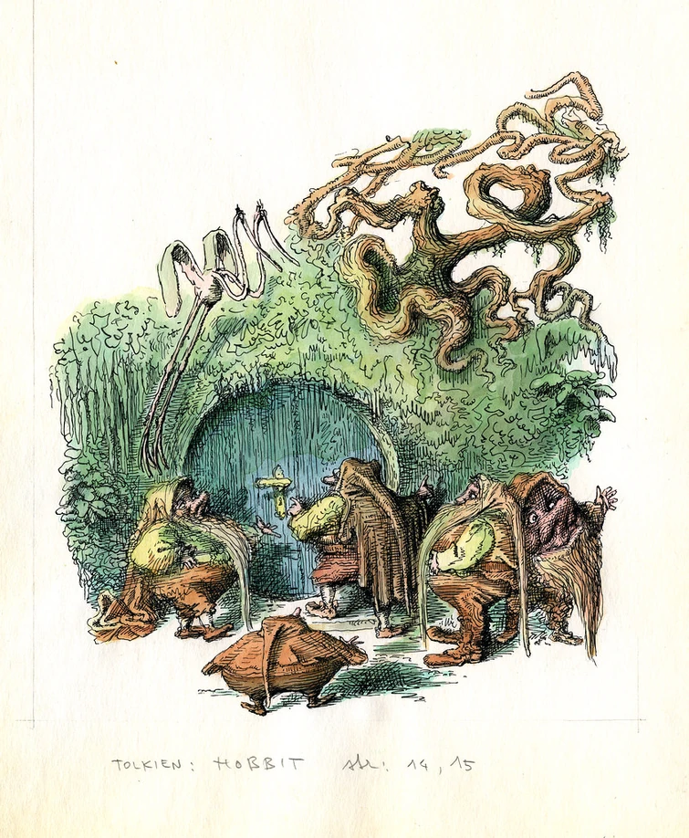 Unpublished Hobbit Illustrations | Fandom