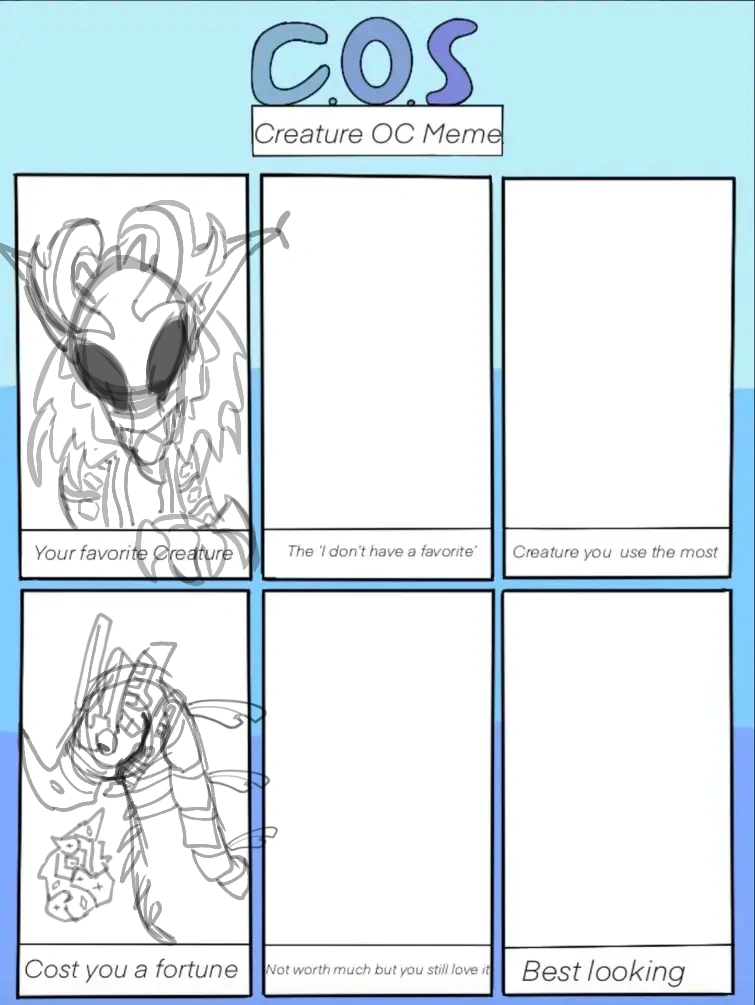 COS creature oc meme template wip 1 | Fandom