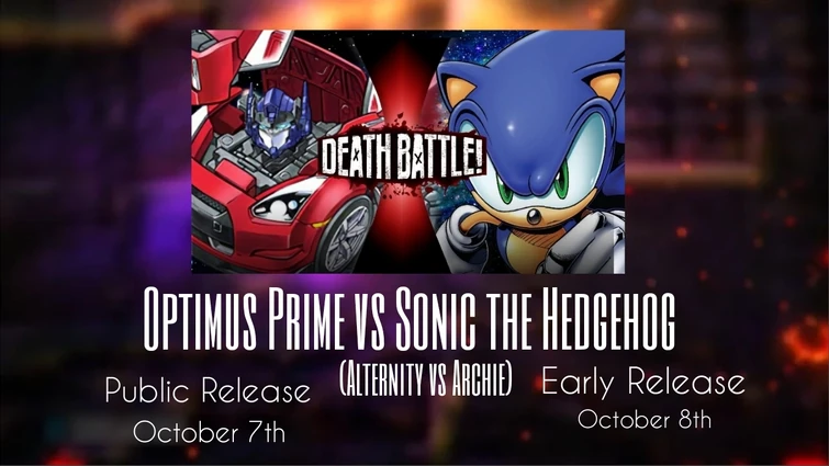 Optimus vs Sonic Sneak Peak | Fandom