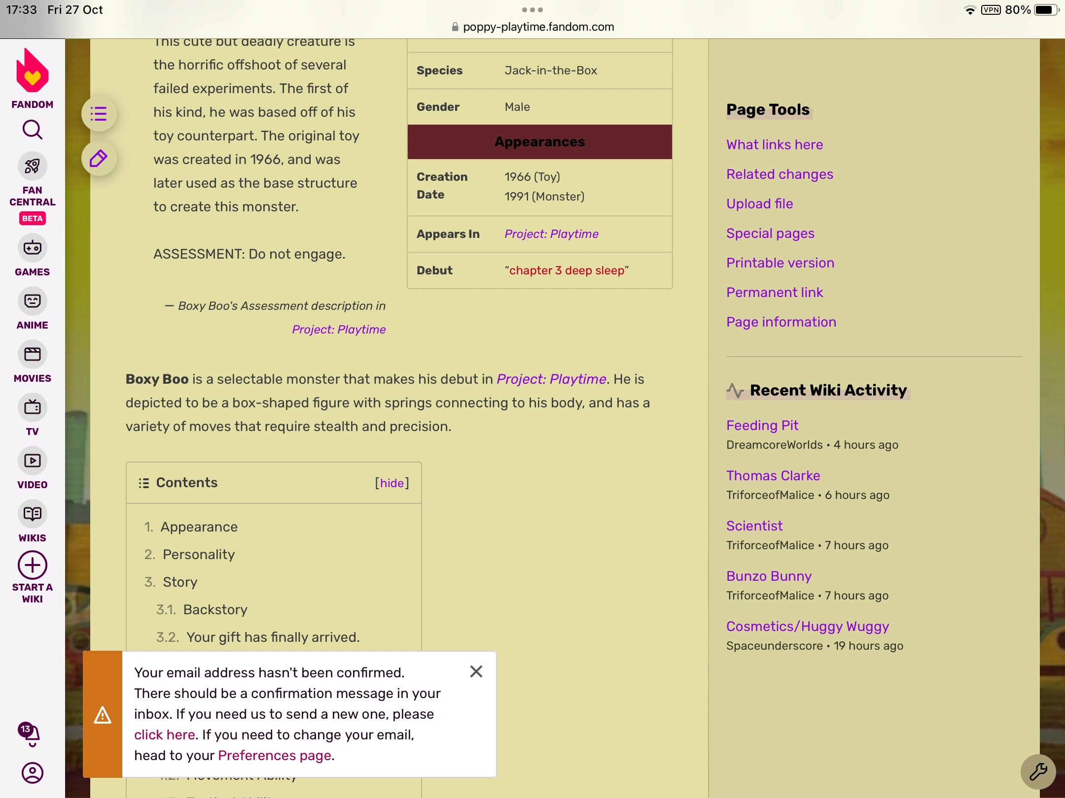 Editing Boxy boo | Fandom