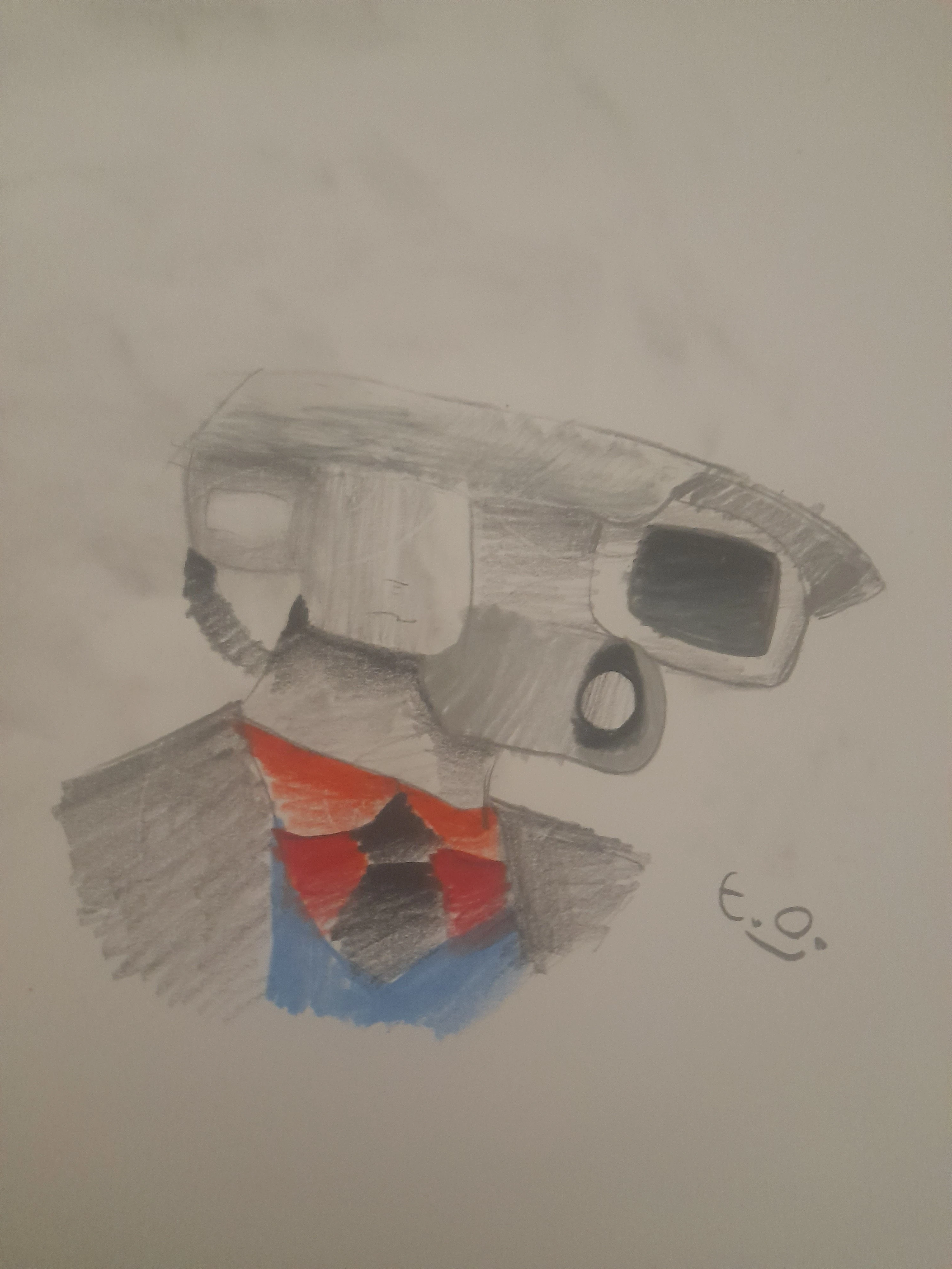 My traditional drawing of the Cameraman | Fandom