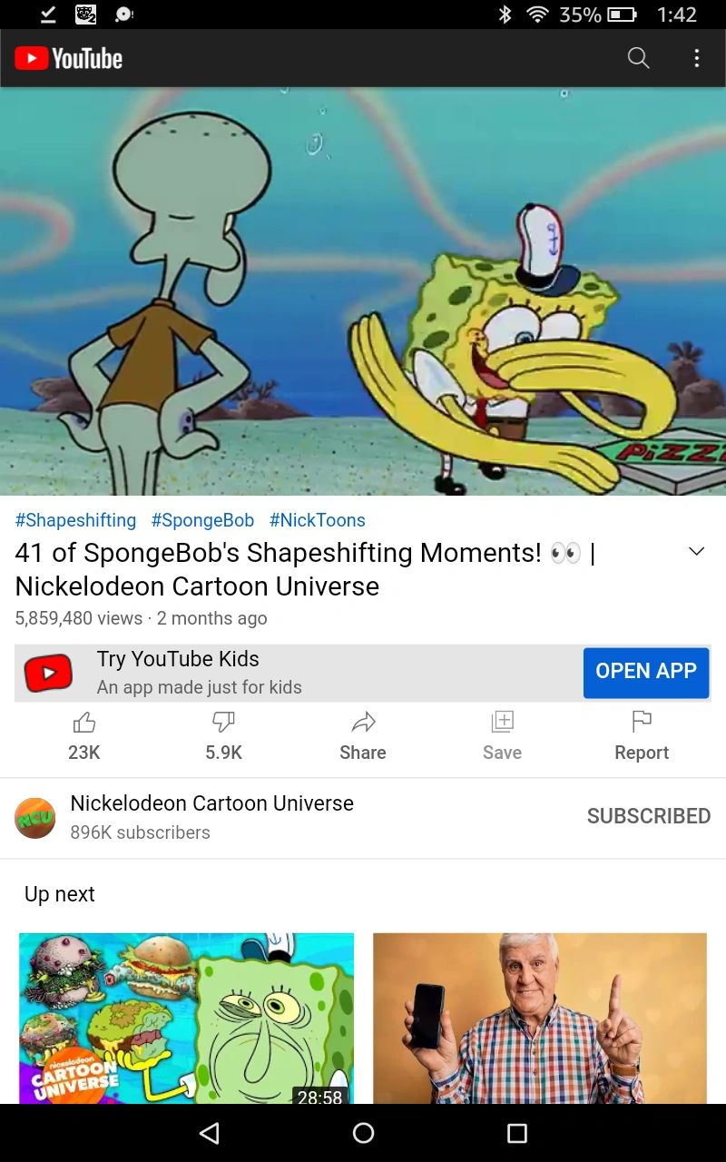 YouTube video of Spongebob pause frame | Fandom