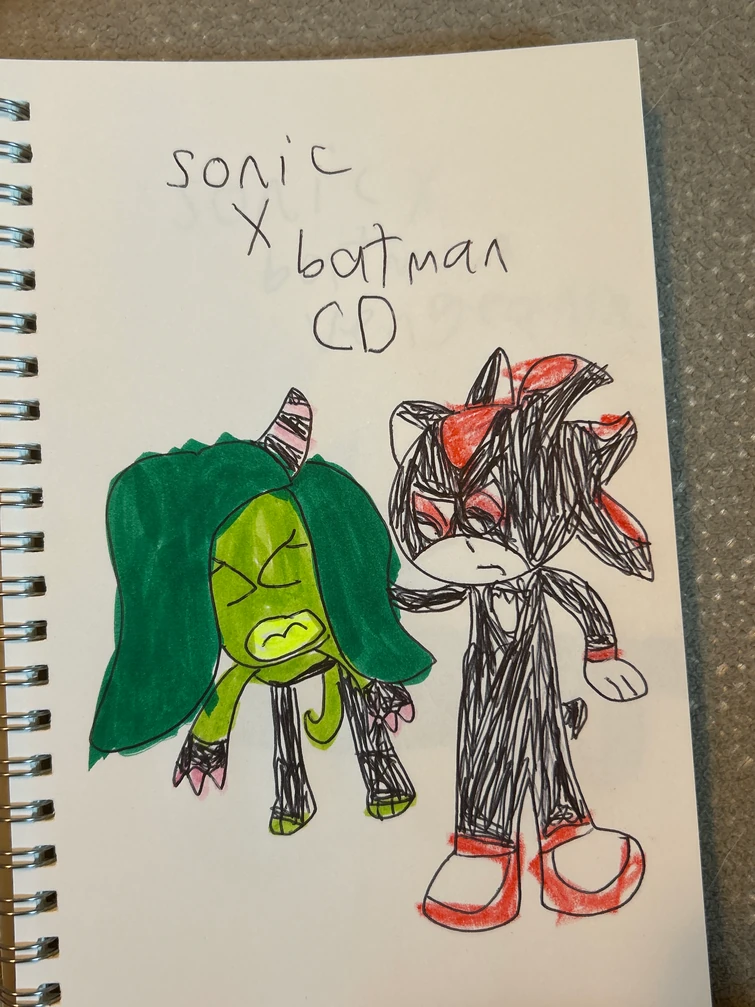 Sonic x Batman CD redraw | Fandom