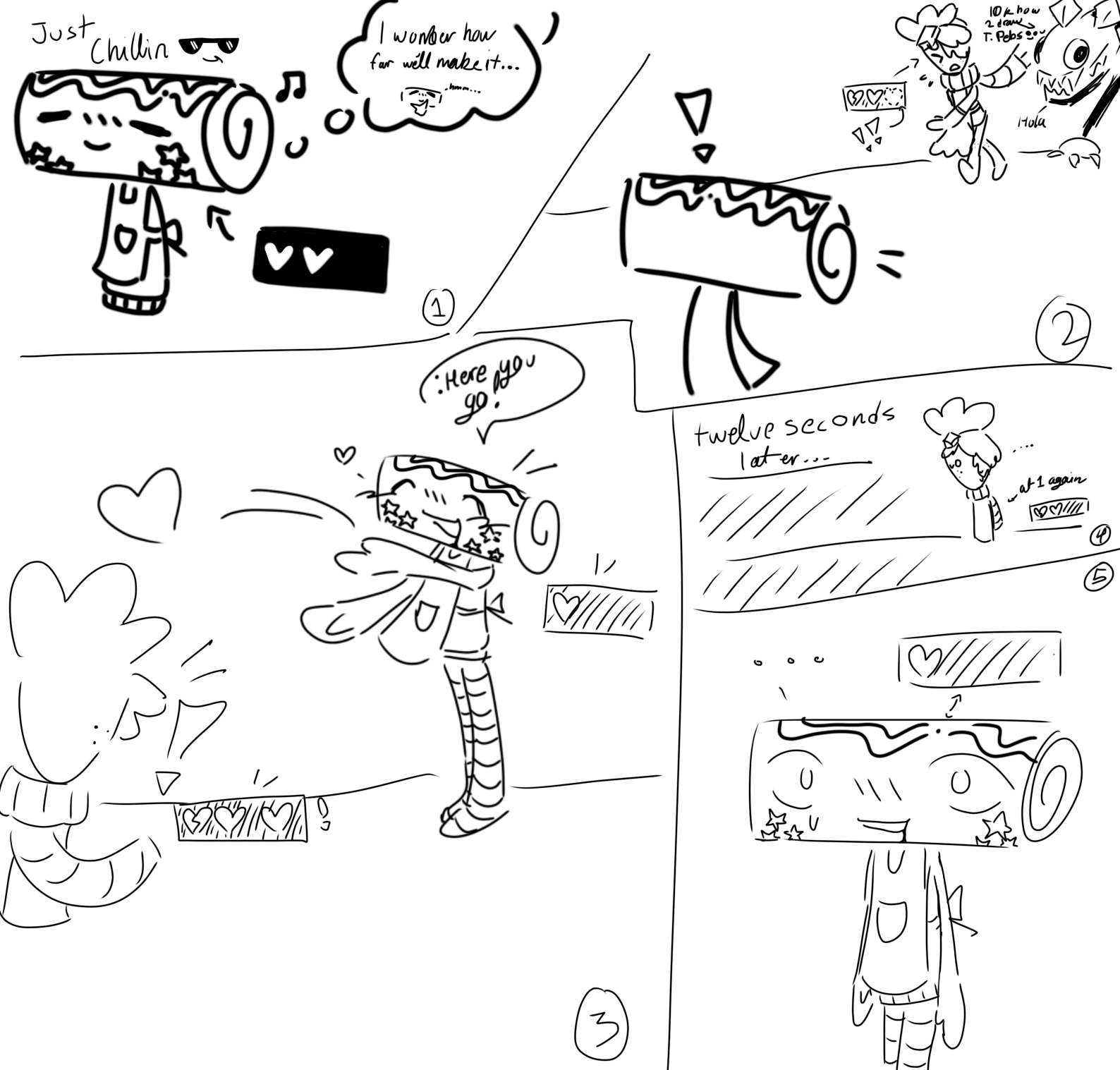 I drew an interaction I had with a Sprout, they were so fricken sweet I love them😭😭😭 | Fandom