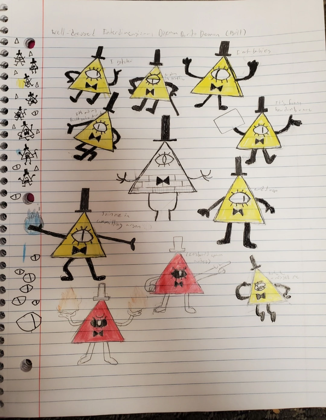 Well-dressed Interdimensional Dream Dorito Demon Doodles/Drawings | Fandom